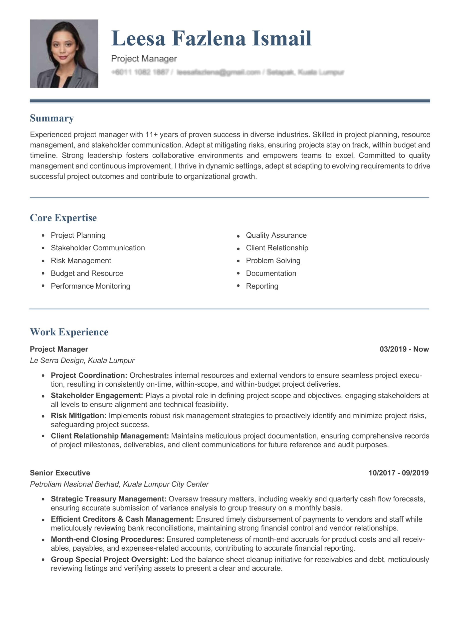 5 Contoh Template Resume (ATS) yang HR Approve Boleh Digunakan di ...